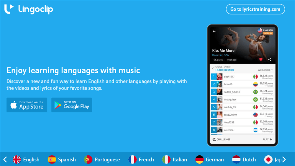 10+ app học tiếng Anh qua bài hát miễn phí hiệu quả nhất | GD Con Tự Học